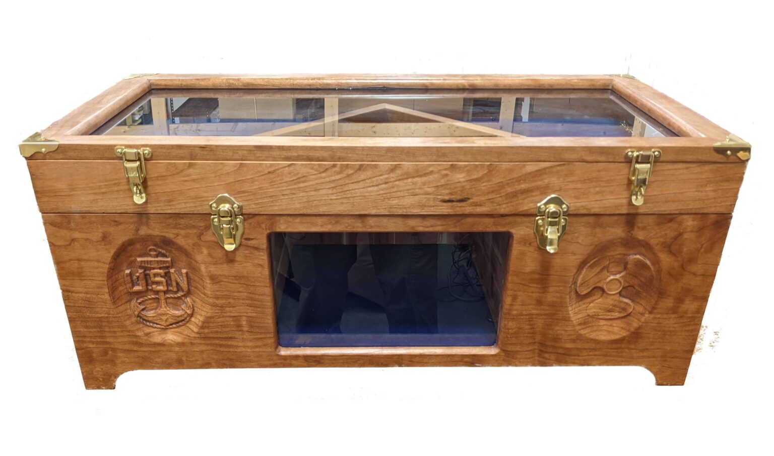 Sea Chest Shadow Box - basementwoodworks.com